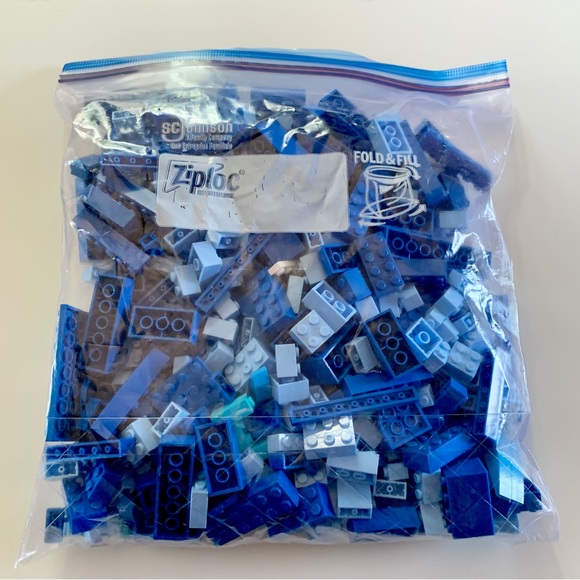 Lego | Toys | 56 Oz Blue Lego Building Blocks | Poshmark